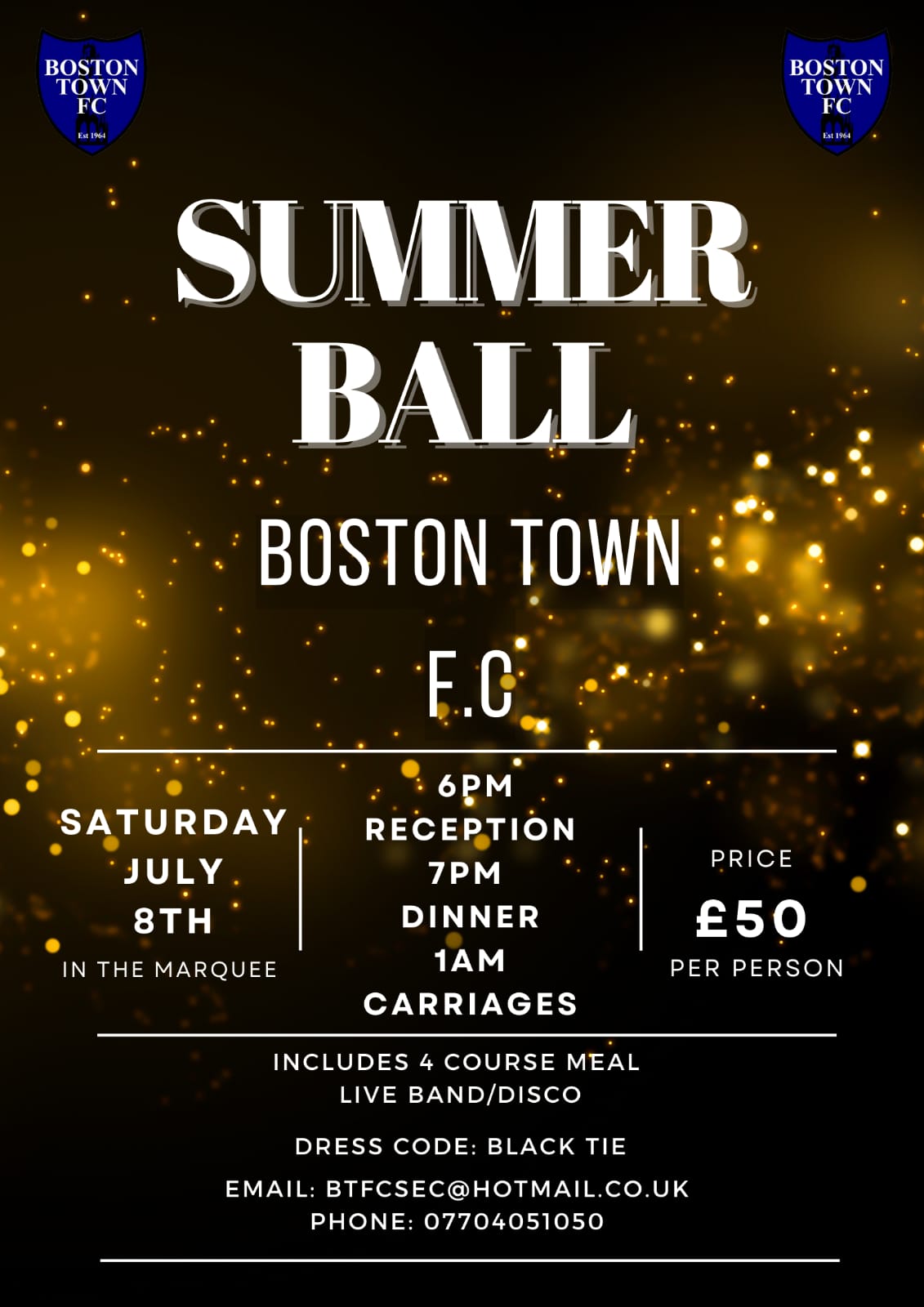 Summer Ball – Boston Town FC